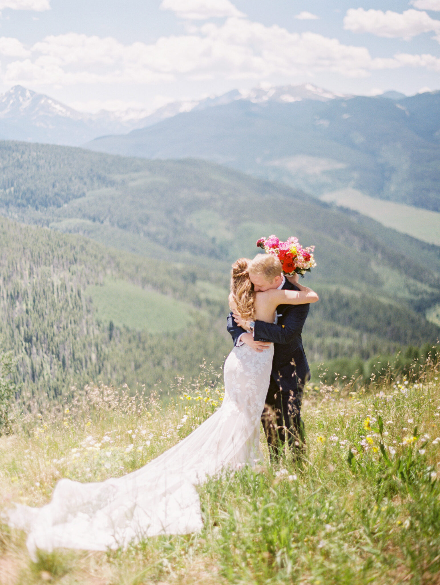 Bright, Colorful Summer Wedding at the Arrabelle in Vail ...