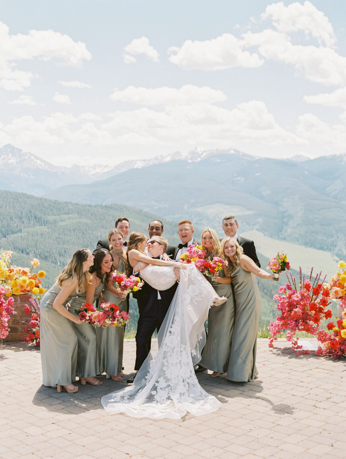 Bright, Colorful Summer Wedding at the Arrabelle in Vail ...