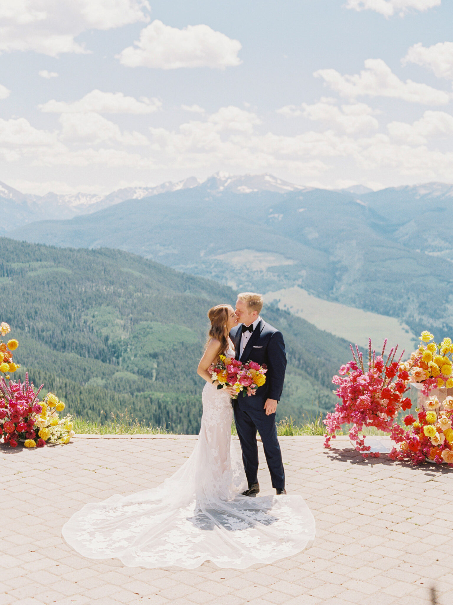 Bright, Colorful Summer Wedding at the Arrabelle in Vail ...